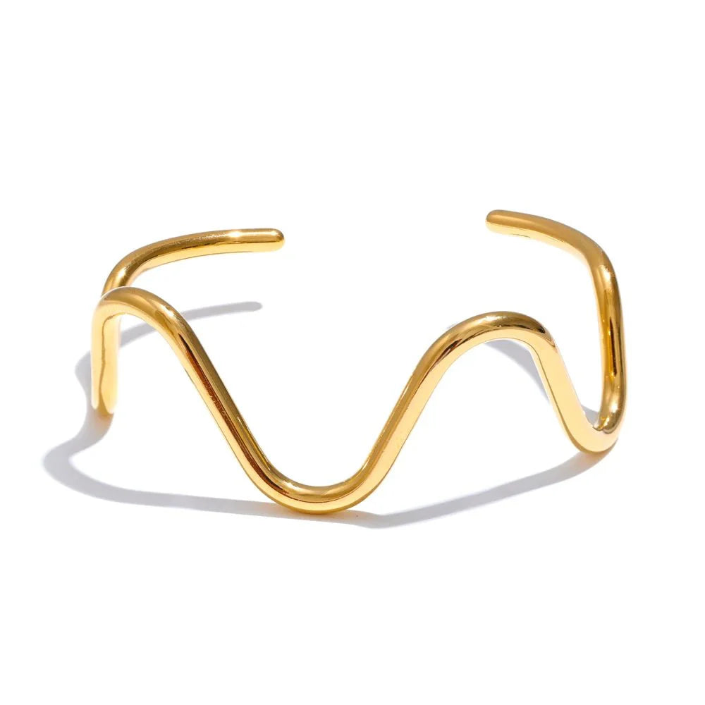 Wave Cuff Bracelet – Krzno